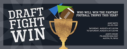 Free Online Football Invitations | Evite